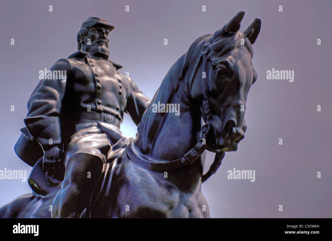 HDR image of General Thomas Stonewall Jackson on his horse from his ...