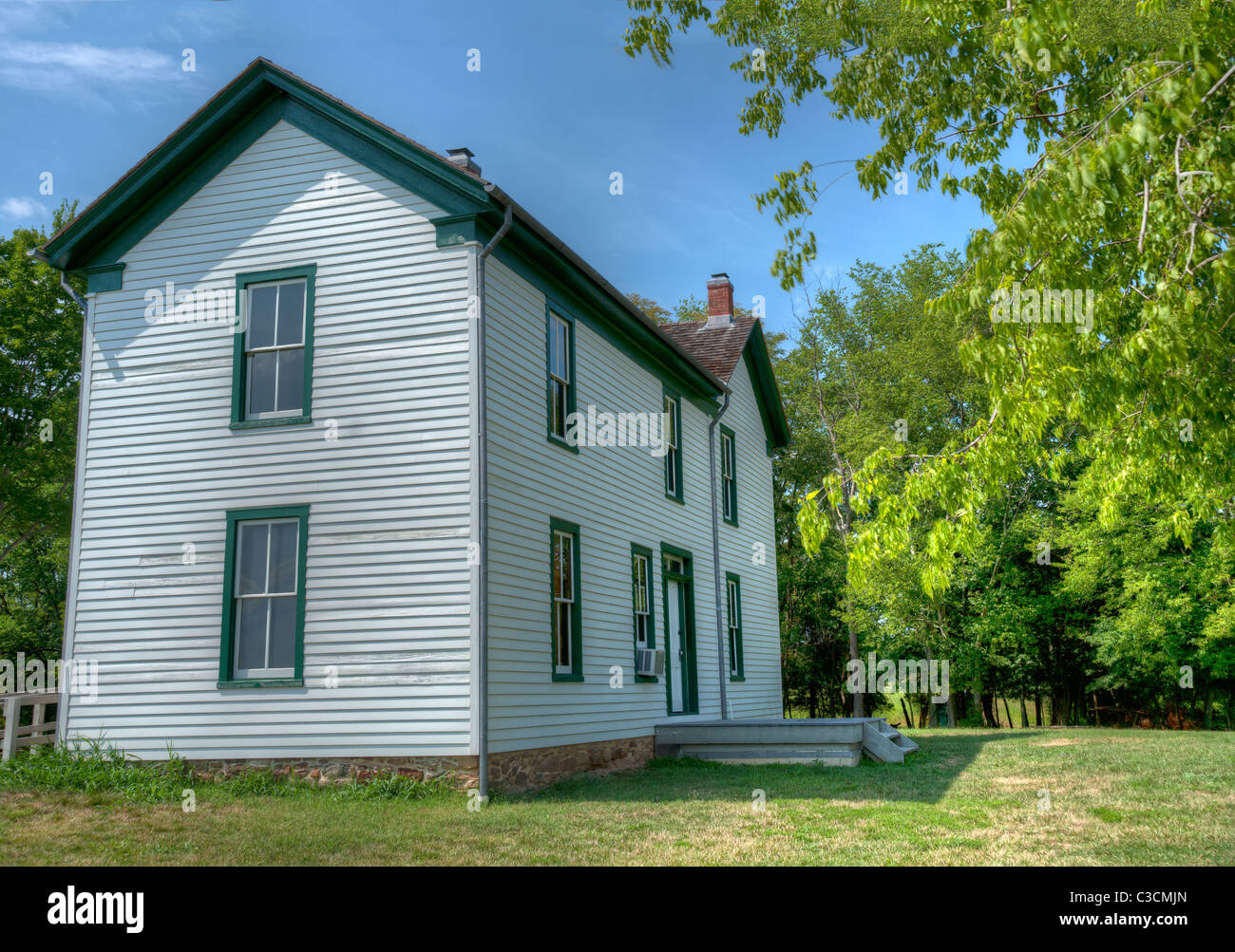 The Brawner Farm Interpretive Center on the Manassas National ...