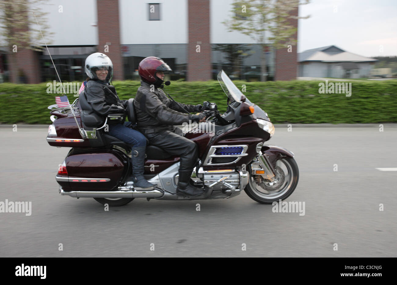 Honda goldwing man riding hi-res stock photography and images - Alamy