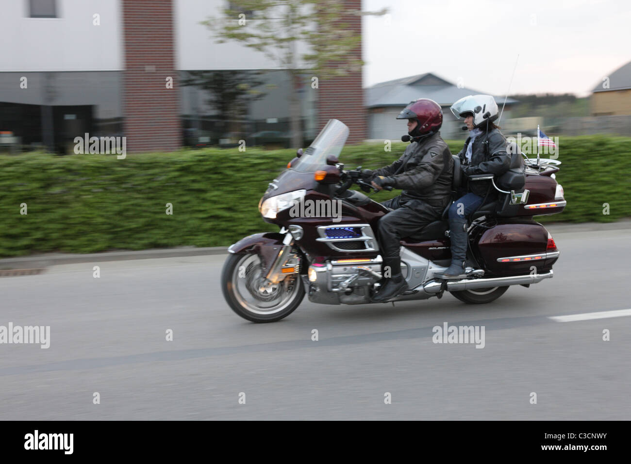 Honda goldwing man riding hi-res stock photography and images - Alamy