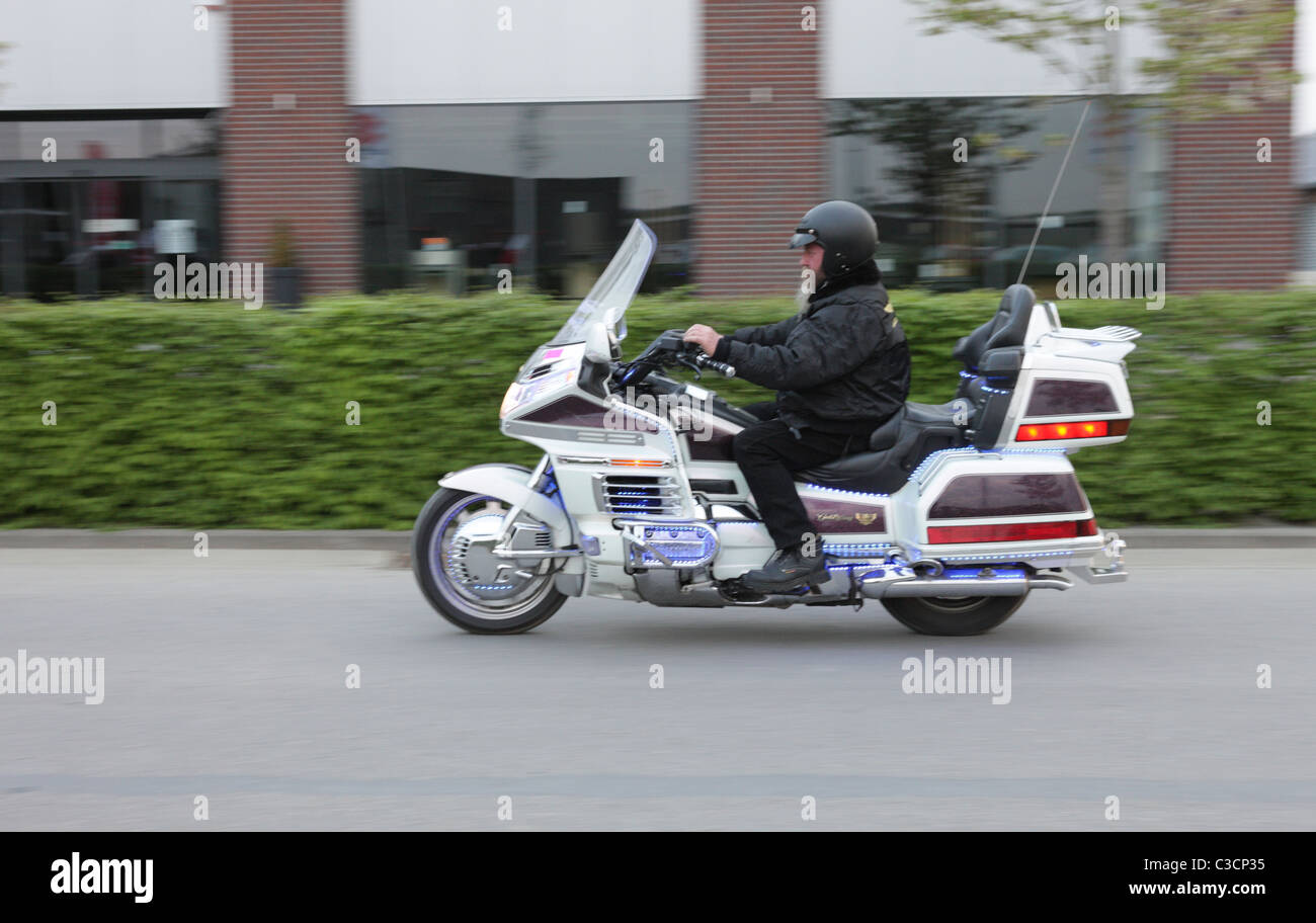 Honda goldwing man riding hi-res stock photography and images - Alamy