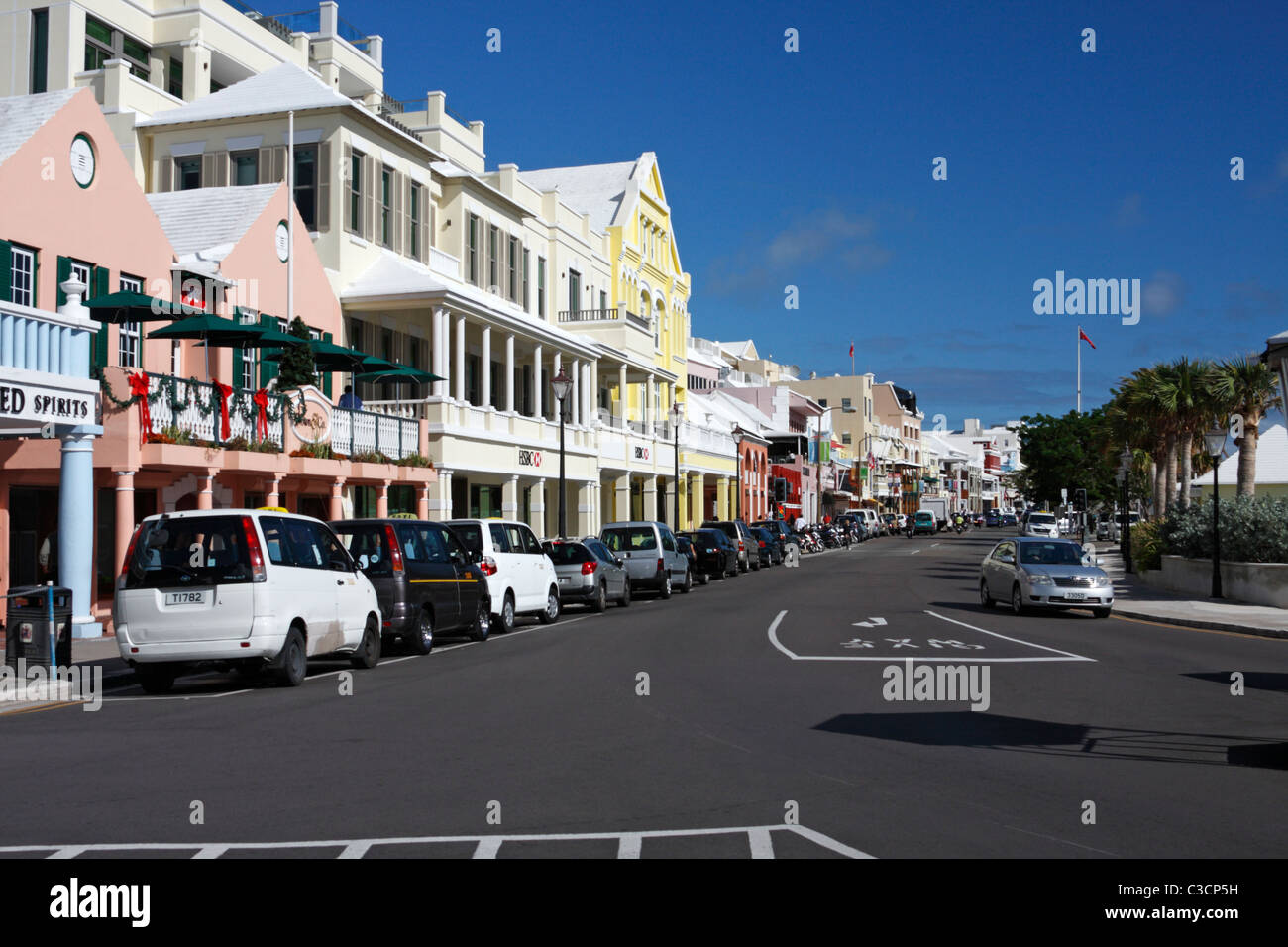 Front Street, Hamilton, Bermuda Stock Photo - Alamy