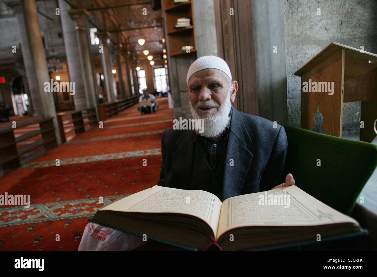 Man in a Mosque Istanbul Stock Photo - Alamy