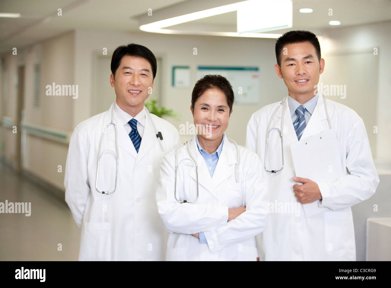 A team of smiling doctors Stock Photo - Alamy