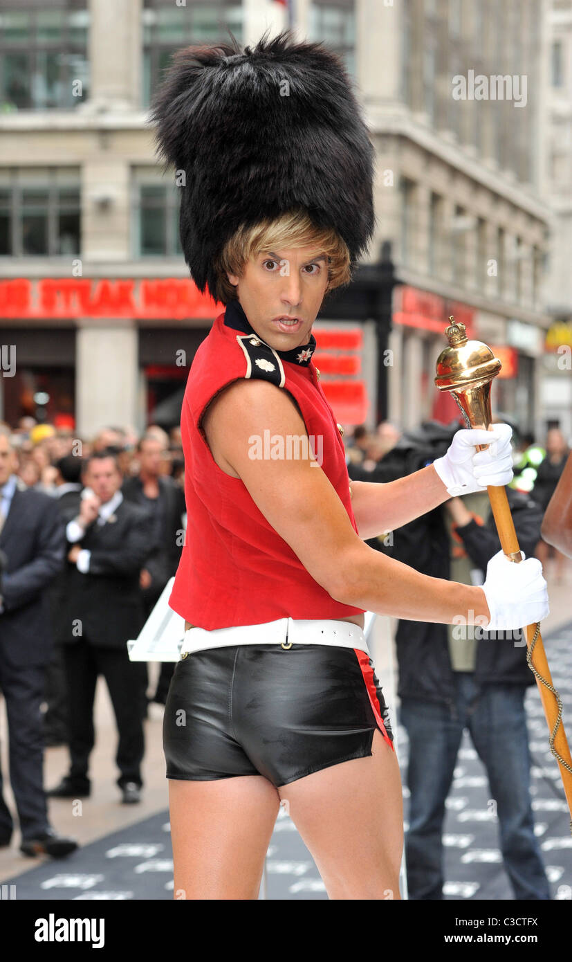 Sacha Baron Cohen UK film premiere of 'Bruno' held at the Empire ...
