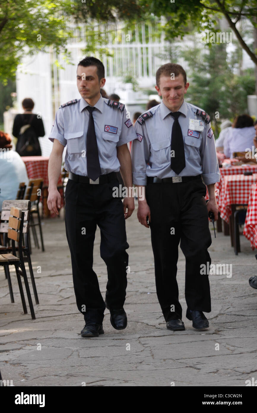 Two Turkish policemen in Istanbul Stock Photo - Alamy