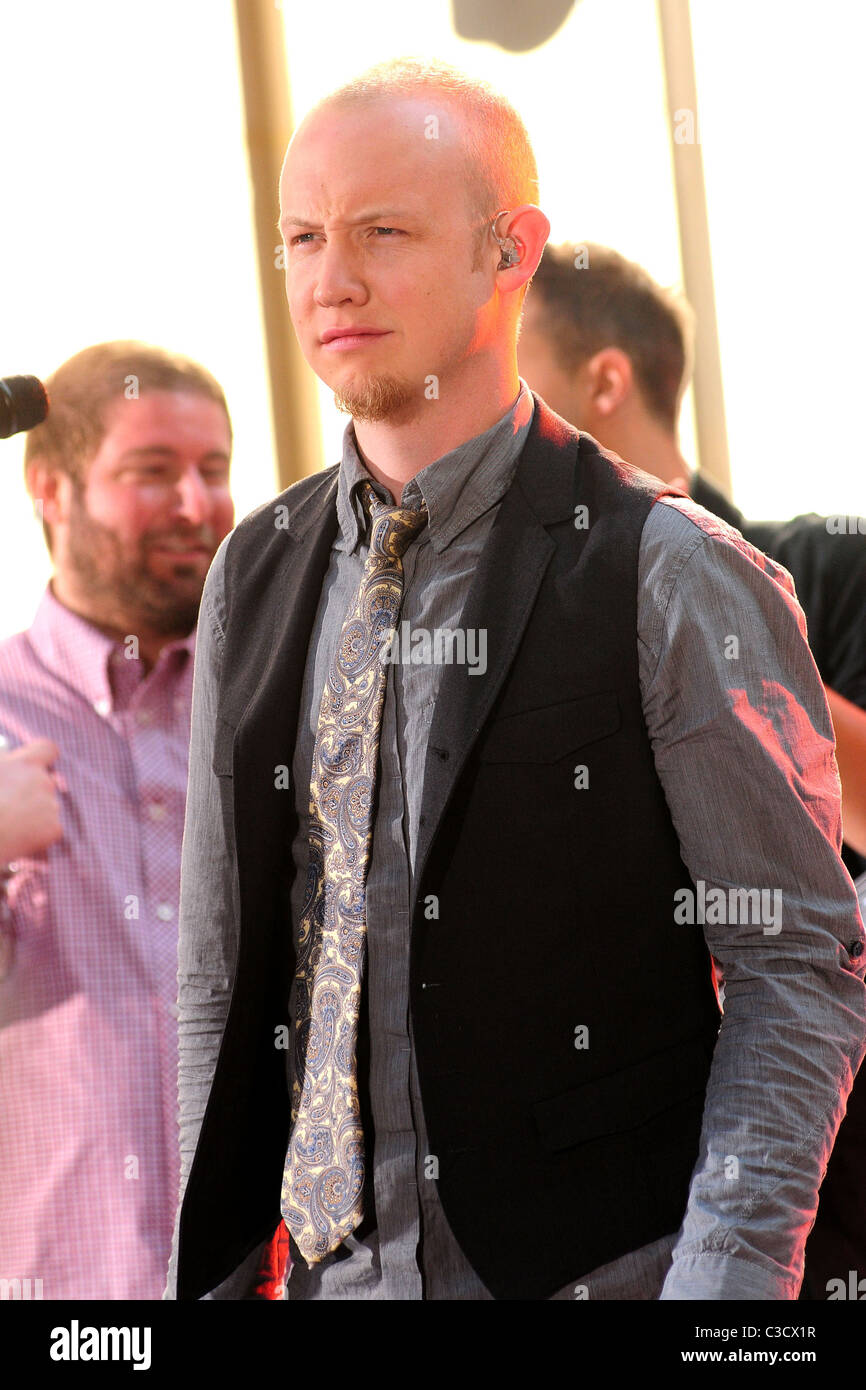 Isaac Slade of The Fray performing live on the 'Today Show's Summer ...