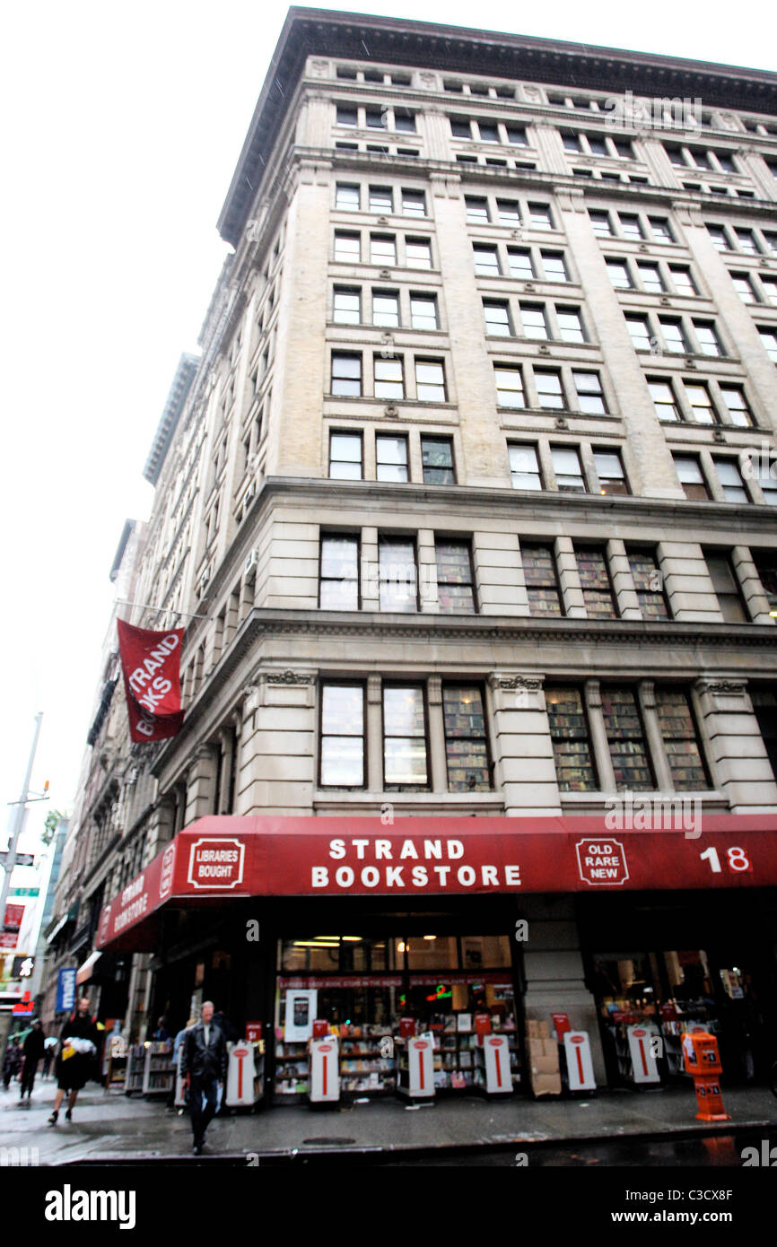 Strand Bookstore on Broadway and 12th Street in Manhattan New York City ...