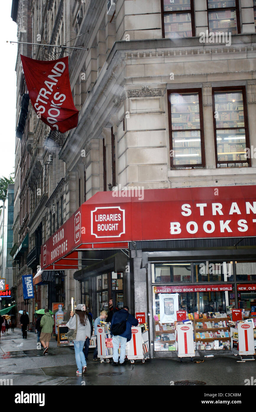 Strand Bookstore on Broadway and 12th Street in Manhattan New York City ...