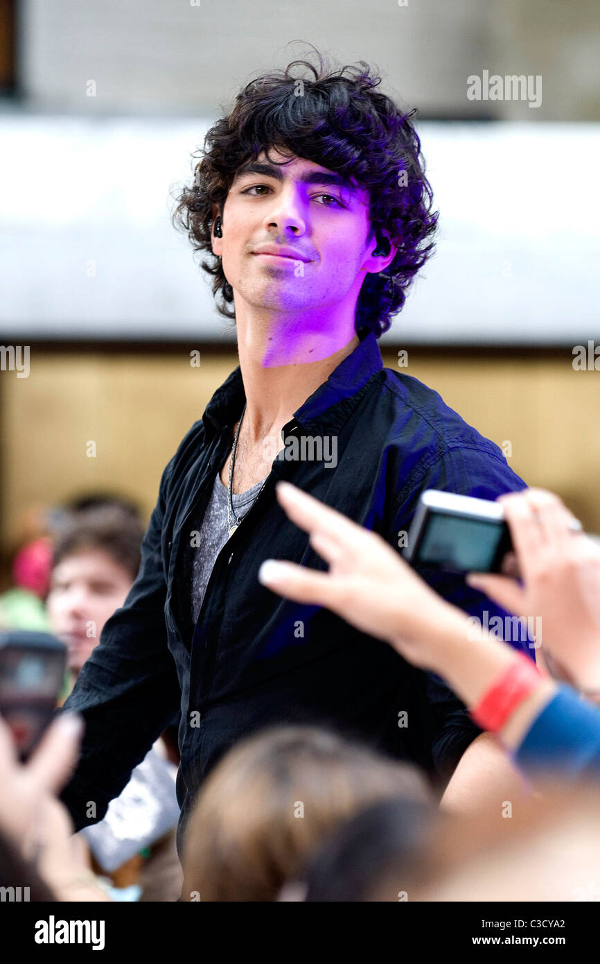 Joe Jonas The Jonas Brothers perform live at NBC's Toyota Concert ...