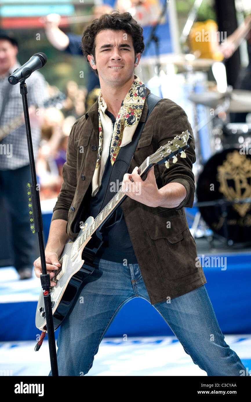 Kevin Jonas The Jonas Brothers perform live at NBC's Toyota Concert ...