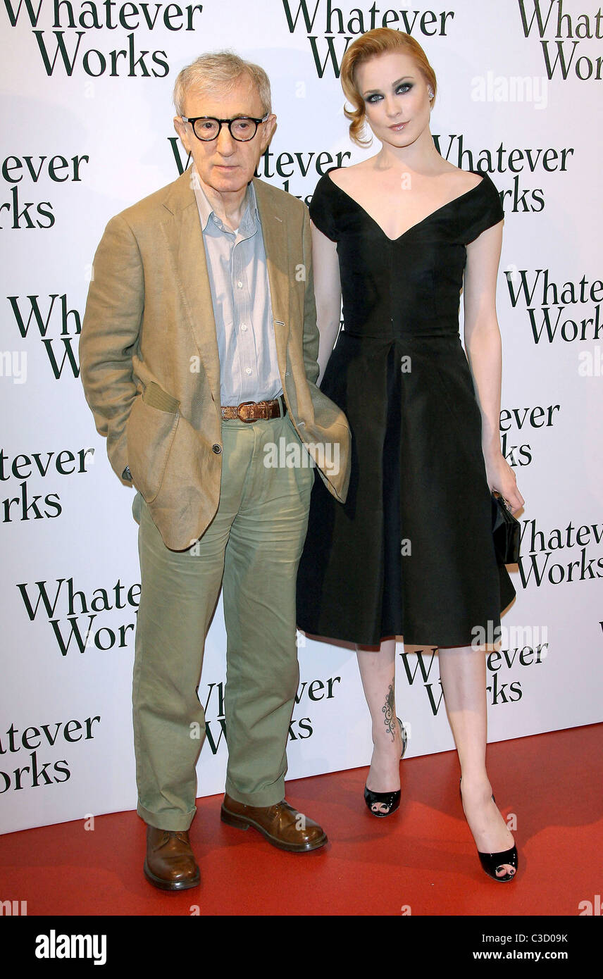 Woody Allen and Evan Rachel Wood French Premiere of 'Whatever Works ...