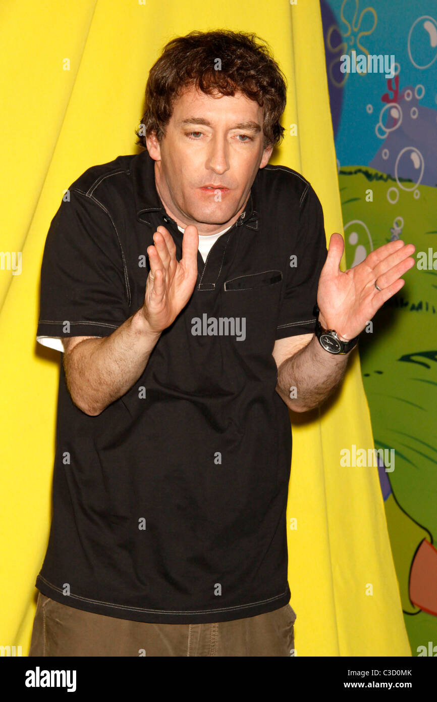 Tom Kenny, voice of SpongeBob attends the unveiling of a SpongeBob ...