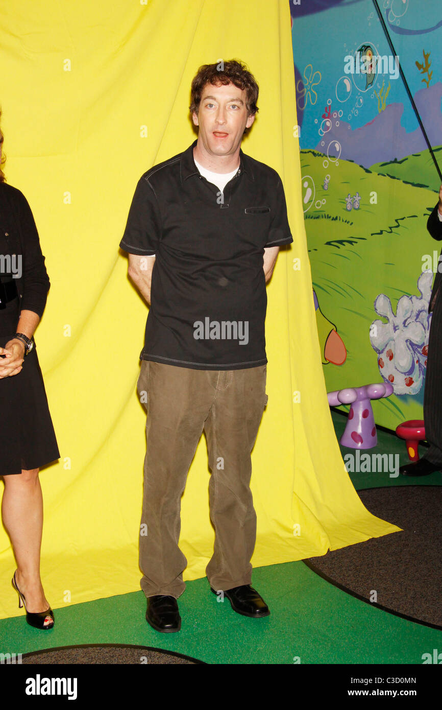 Tom Kenny, voice of SpongeBob attends the unveiling of a SpongeBob ...