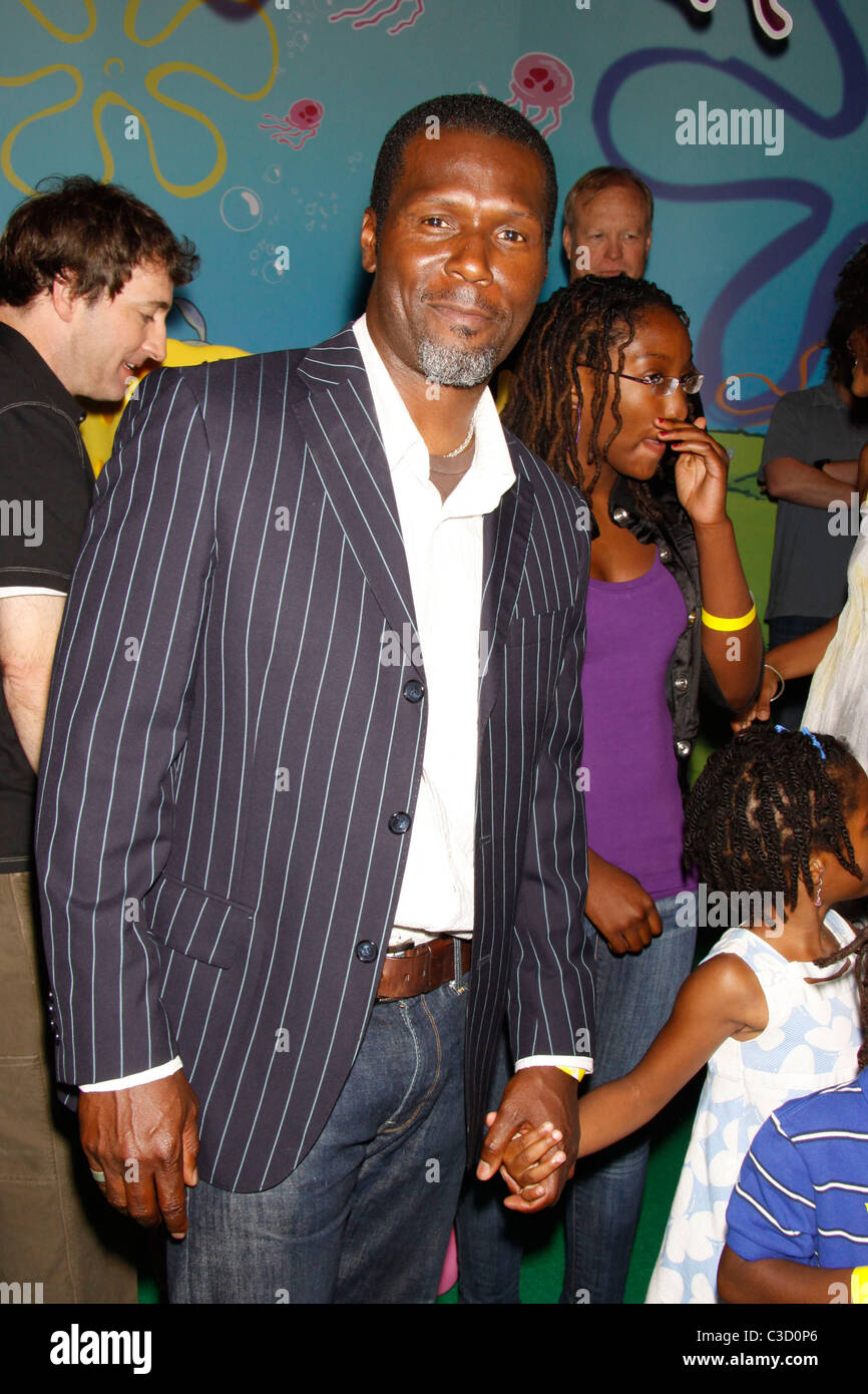 Curtis Cook attends the unveiling of a SpongeBob SquarePants wax figure ...