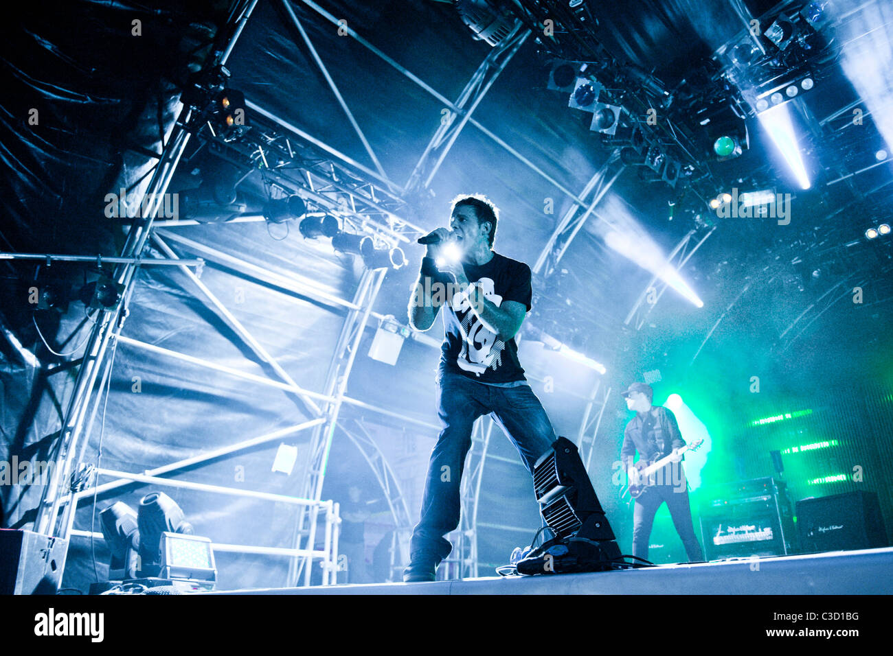 Pendulum performing live at Somerset House London, England - 15.07.09 ...