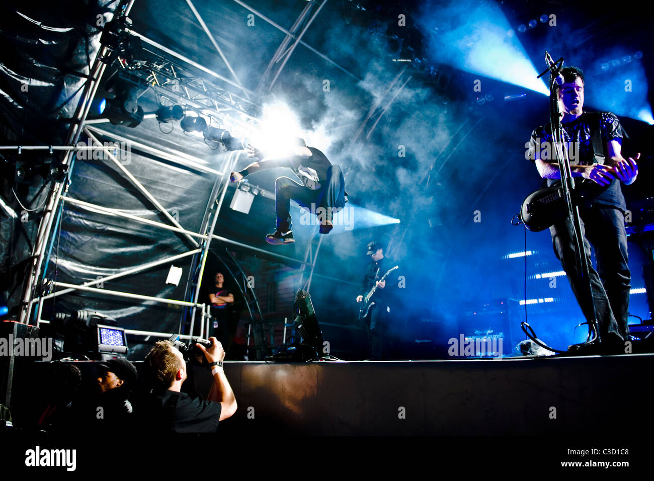 Pendulum performing live at Somerset House London, England - 15.07.09 ...