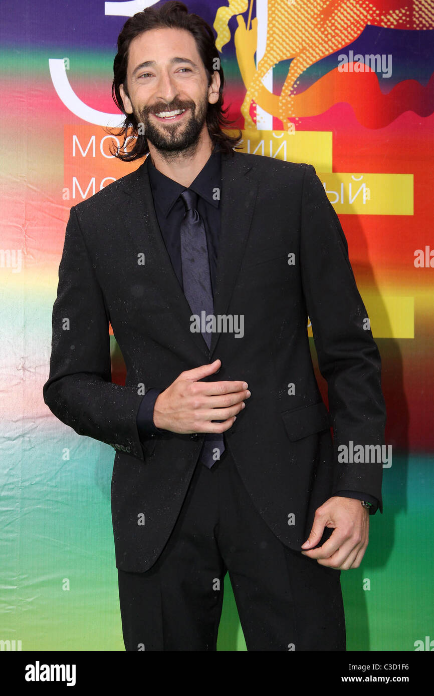 American actor Adrien Brody at the opening ceremony of the 31st Moscow ...