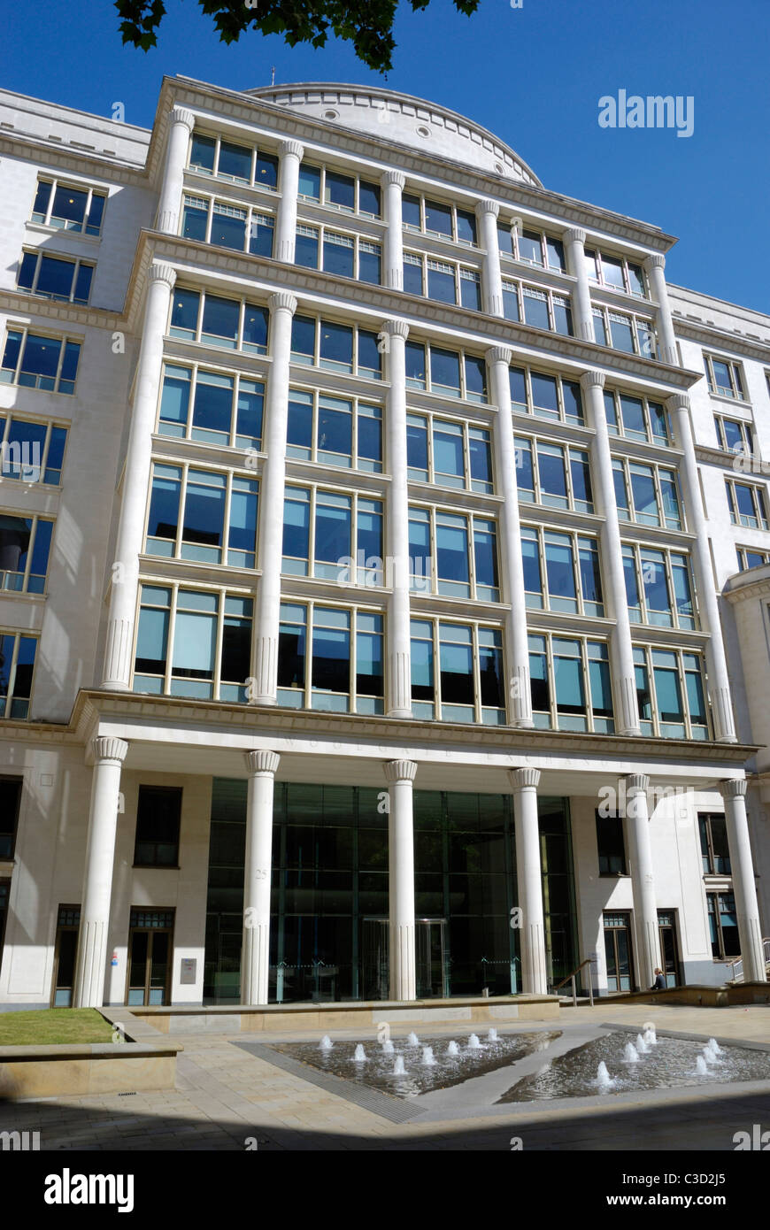 The Woolgate Exchange in Basinghall Street, London, England Stock Photo ...