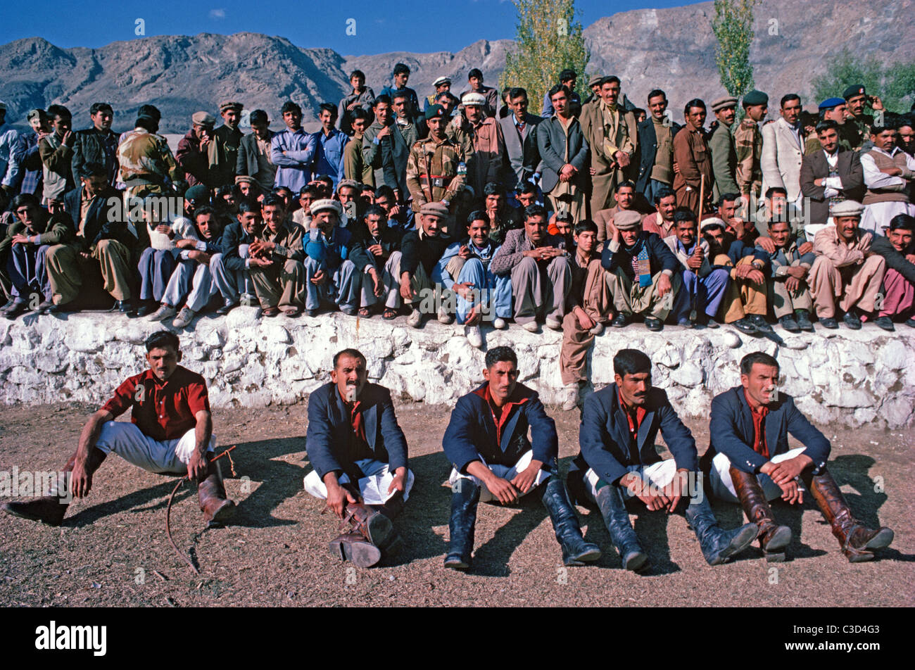 Gilgit Polo Players, Gilgit, Northern Pakistan, 1978 Stock Photo - Alamy
