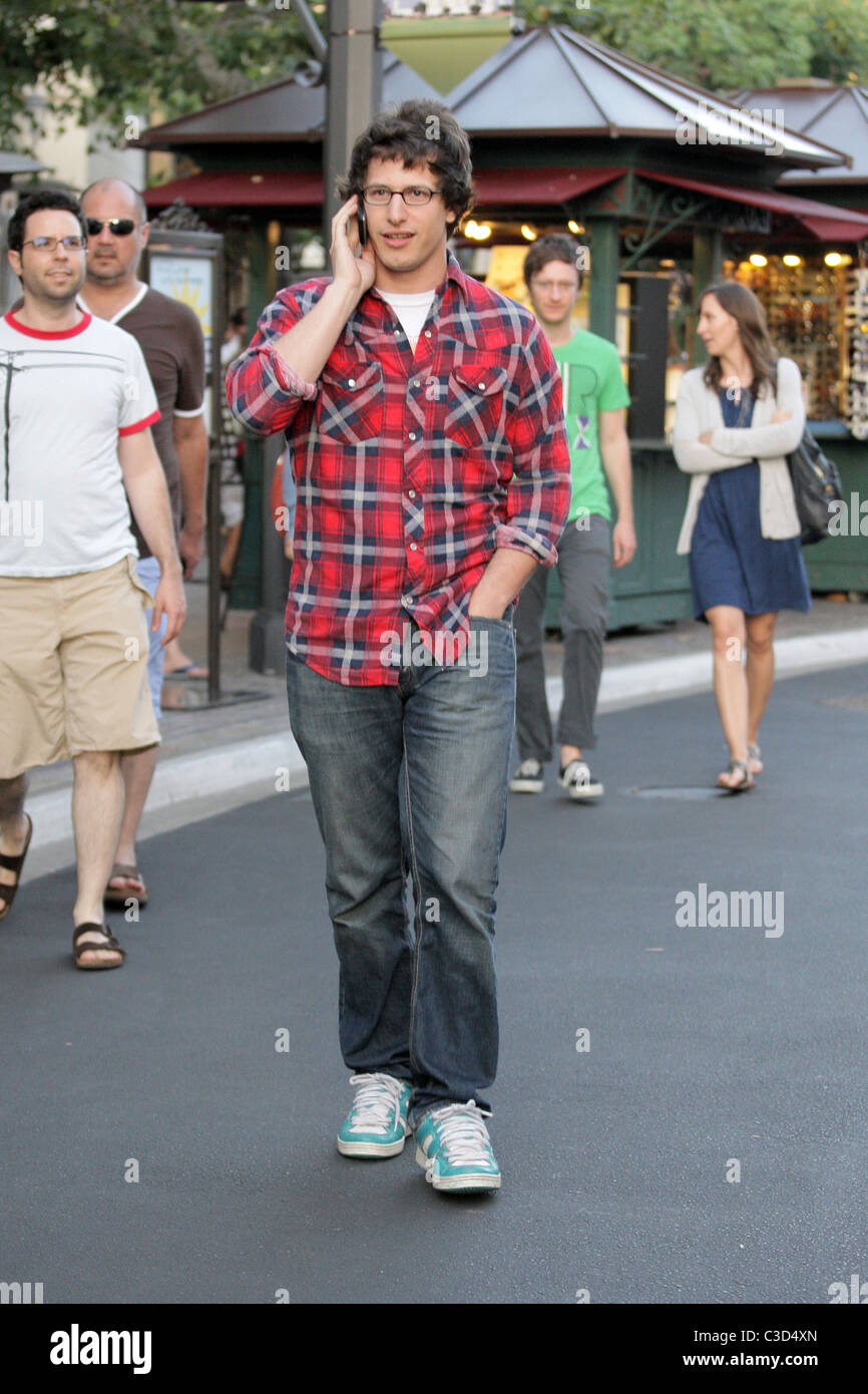 Andy Samberg out shopping in Hollywood with friends. Los Angeles ...