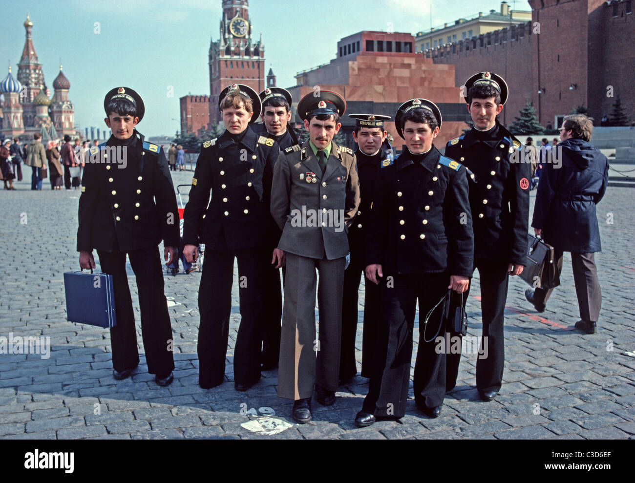 Military Cadets, Red Square, Moscow, 1980 Stock Photo - Alamy