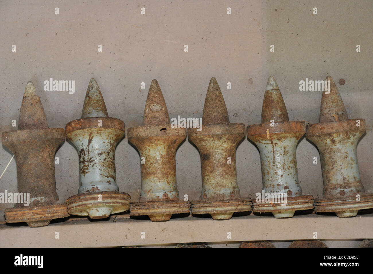Armour piercing shells Stock Photo - Alamy