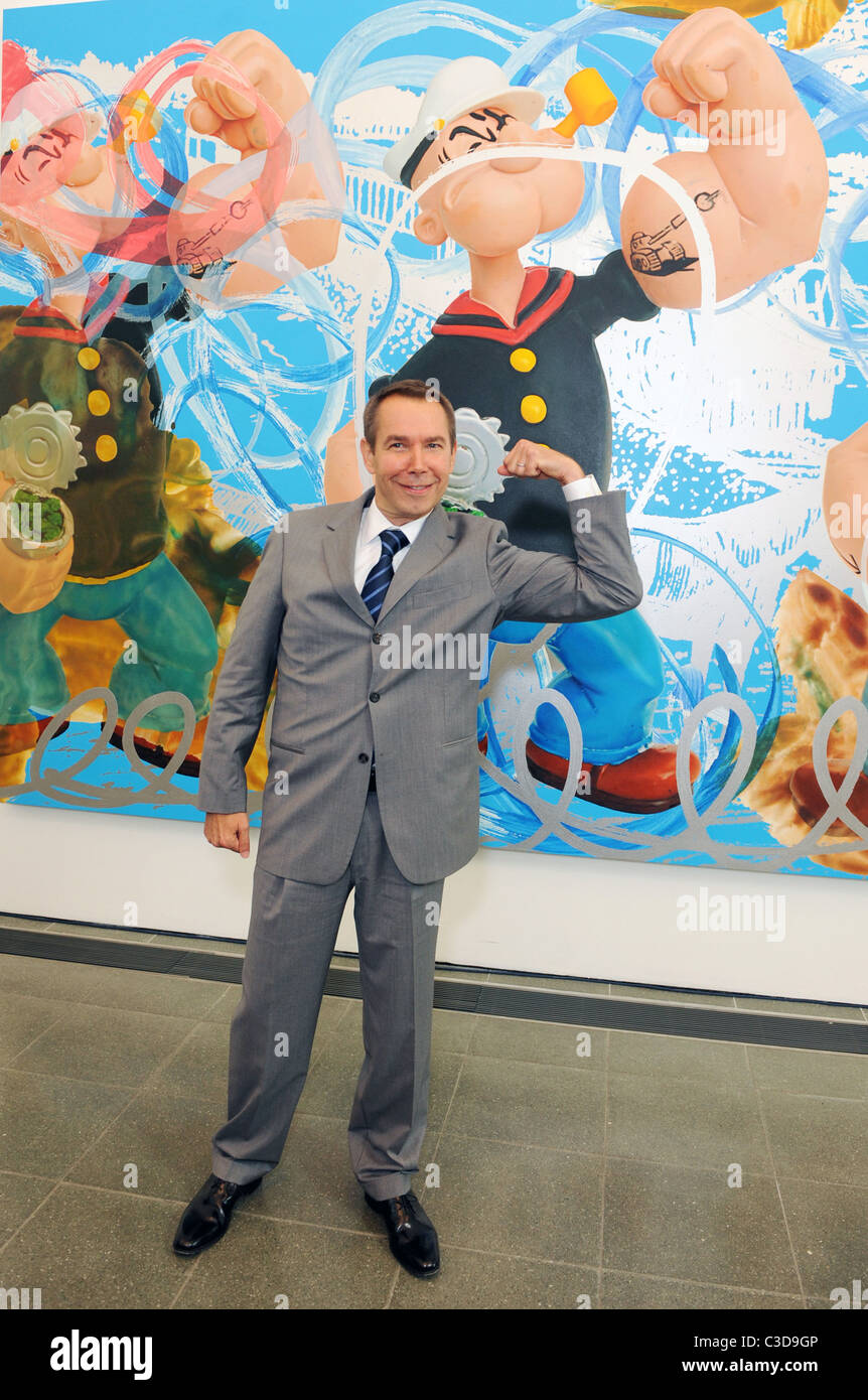 Jeff Koons Popeye Series - press view held at the Serpentine Gallery ...