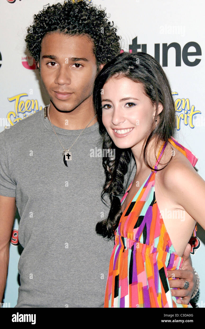 Corbin Bleu and Tiffany Giardina J-14 Magazine's In-Tune Concert at ...