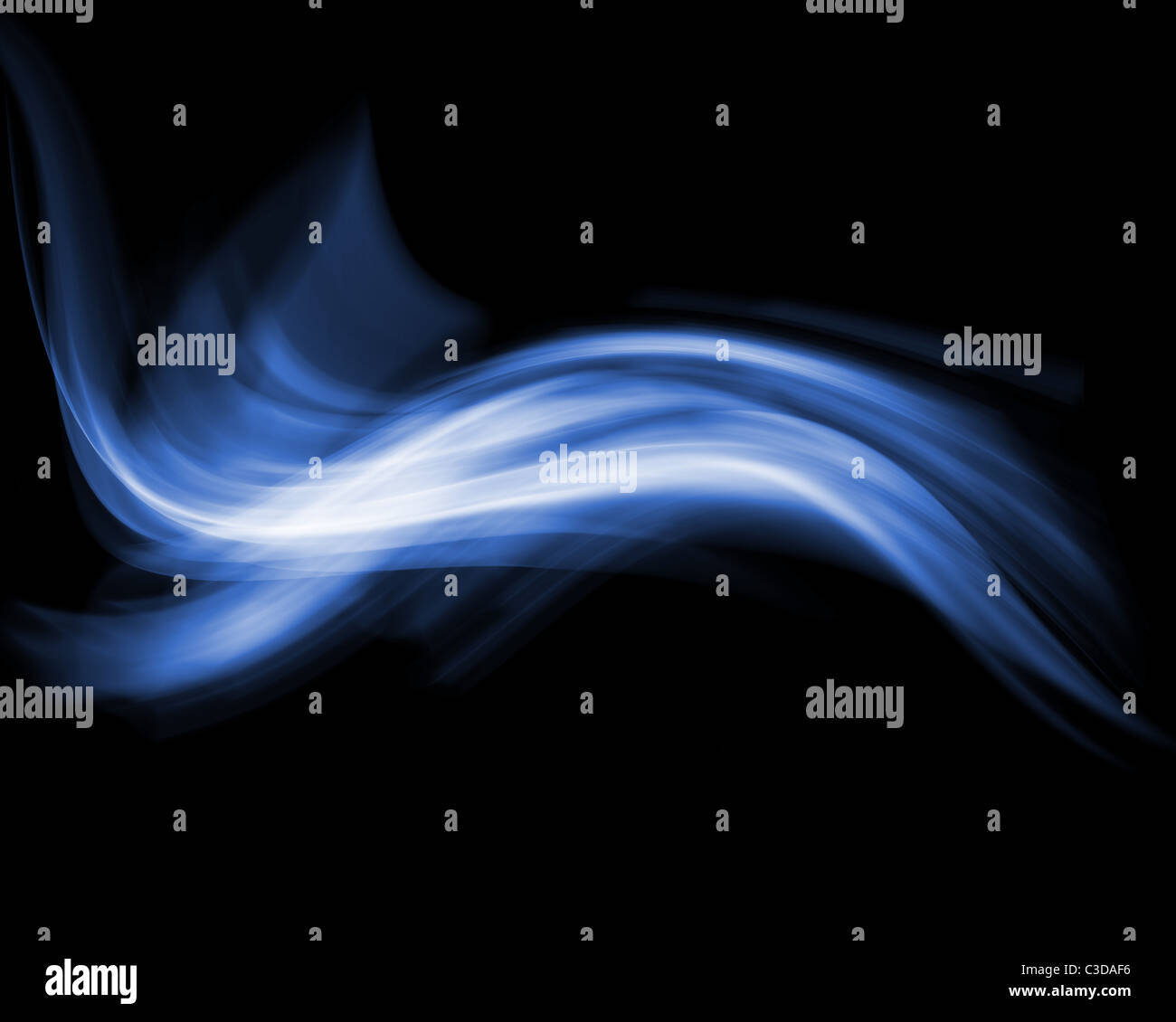 Abstract flowing background in shades of blue Stock Photo - Alamy