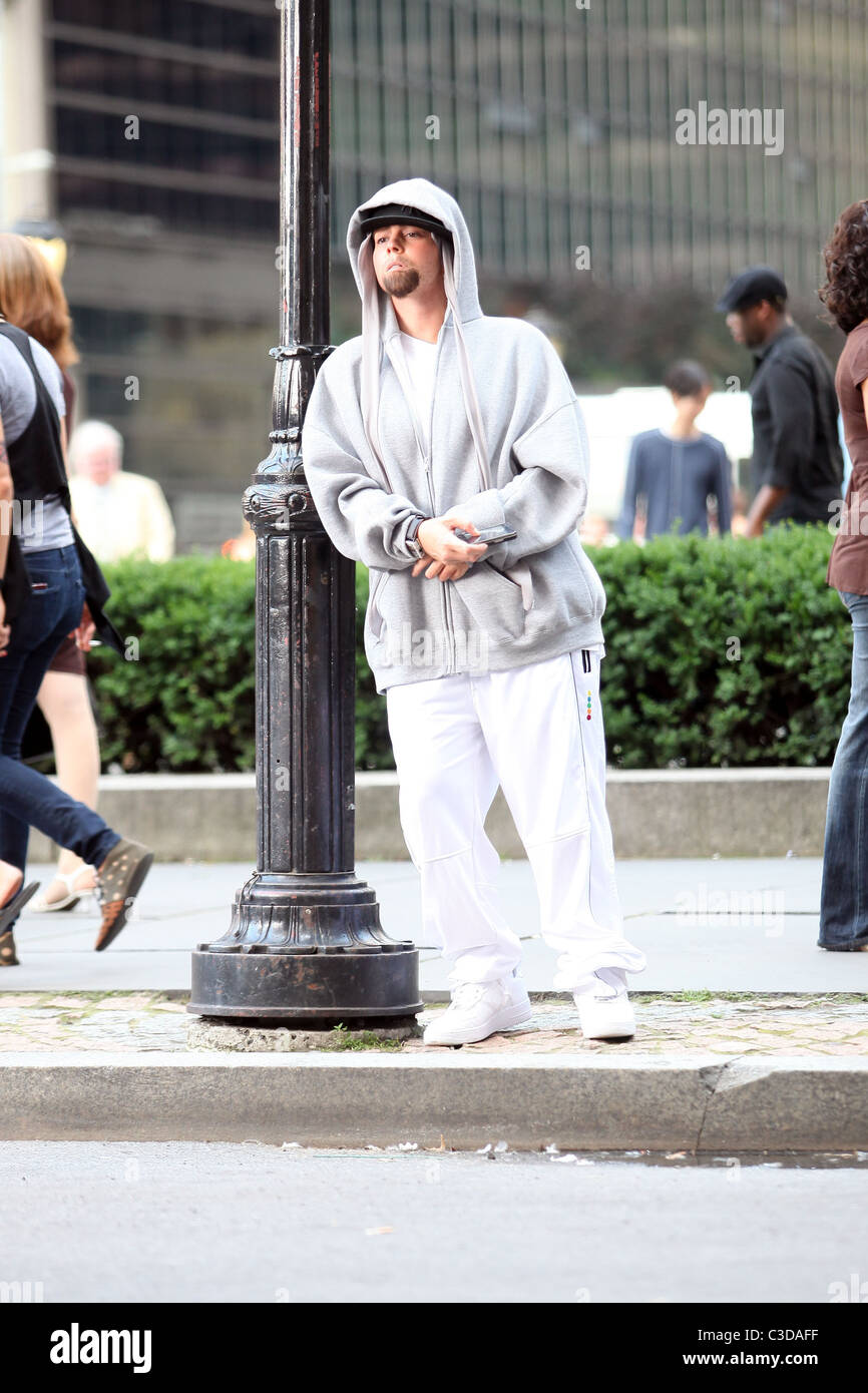 Mariah Carey on the set of her new music video 'Obsessed' New York City ...