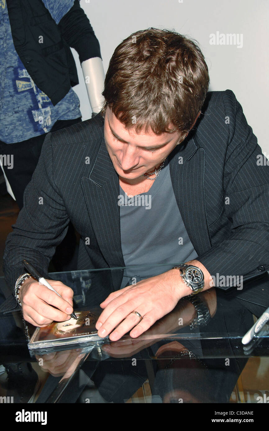 Rob Thomas attends his new album release and the Lyric Culture limited ...