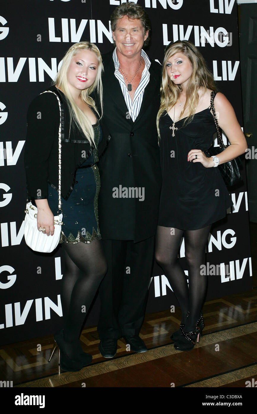 Hayley Hasselhoff, David Hasselhoff and Taylor Hasselhoff Launch of ...