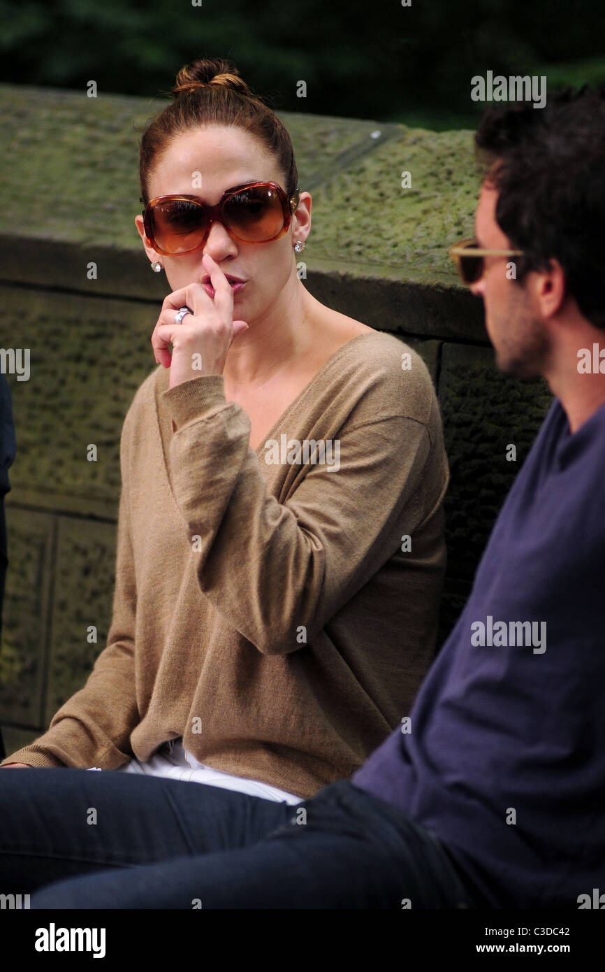 Jennifer Lopez and Alex O'Loughlin on the set of their new movie 'The ...