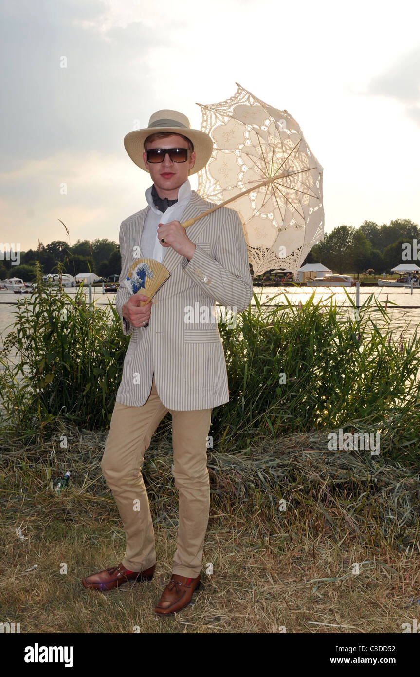 Henry Conway attends the Henley Royal Regatta. Oxfordshire, England ...