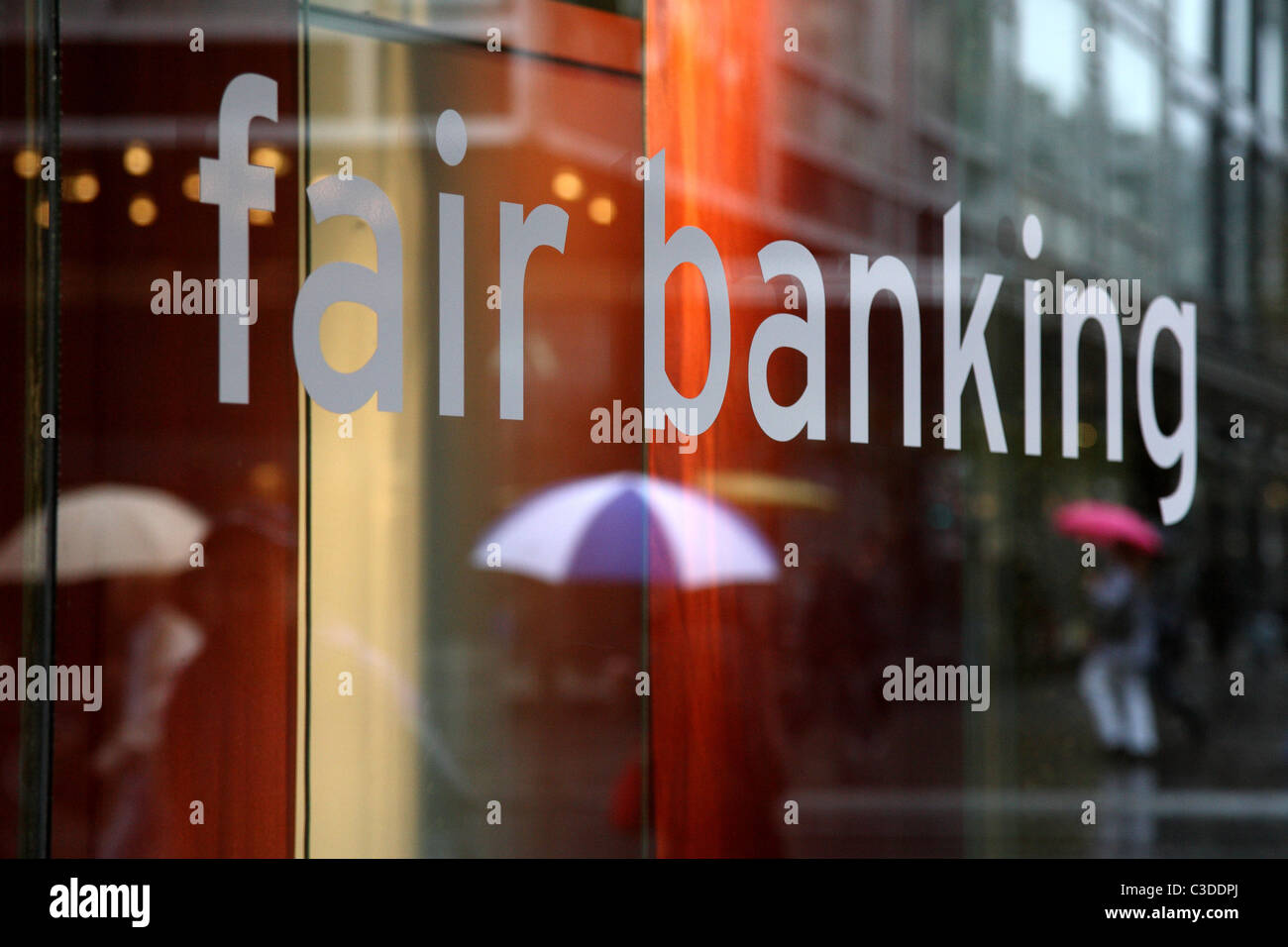 Fair banking logo of the Coop Bank, Zurich, Switzerland Stock Photo - Alamy