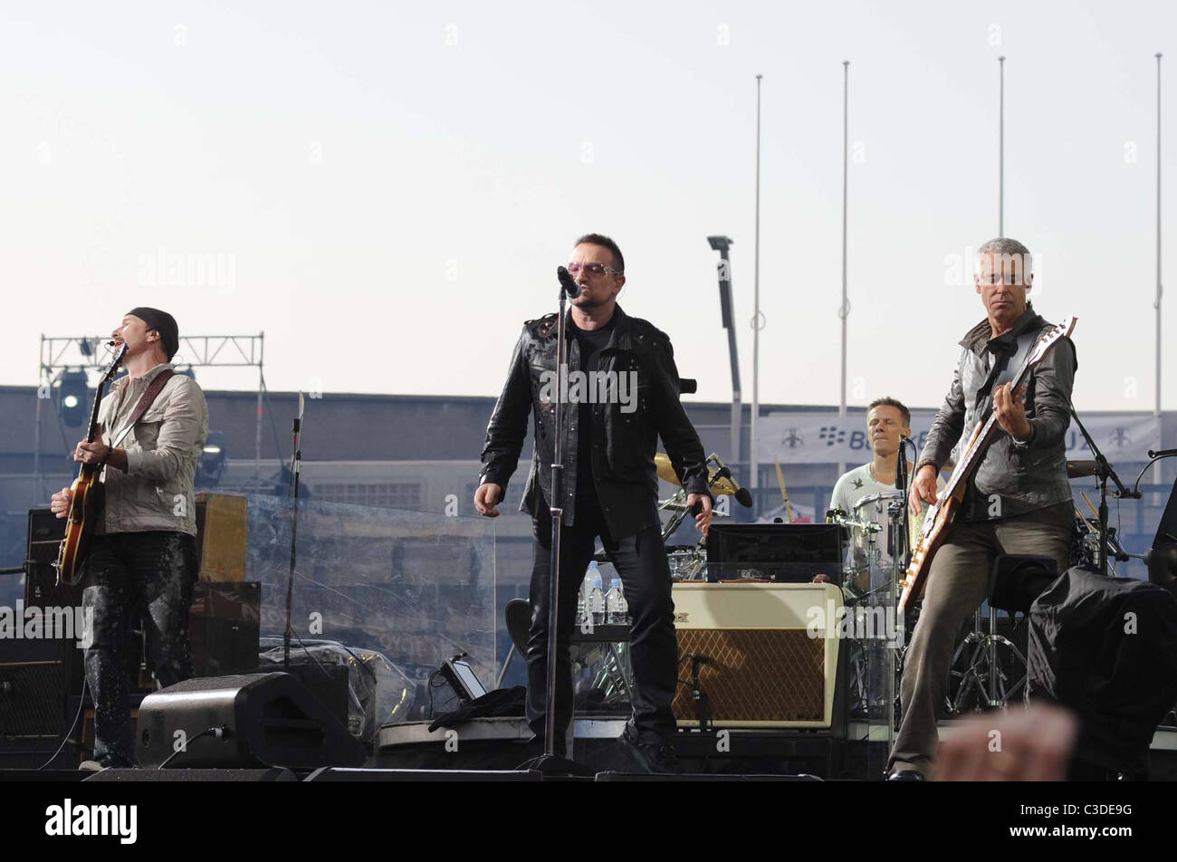 U2 play the first of three sold out shows in their home town of Dublin at Croke Park Stadium ...