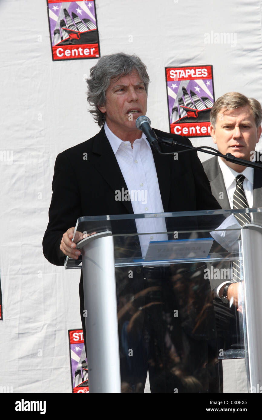 Ken Sunshine Press conference at the Staples Center for the upcoming ...