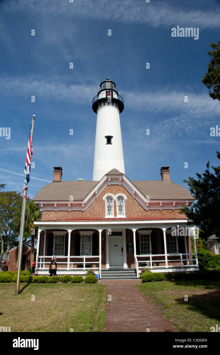 Georgia st simons island lighthouse hi-res stock photography and images ...