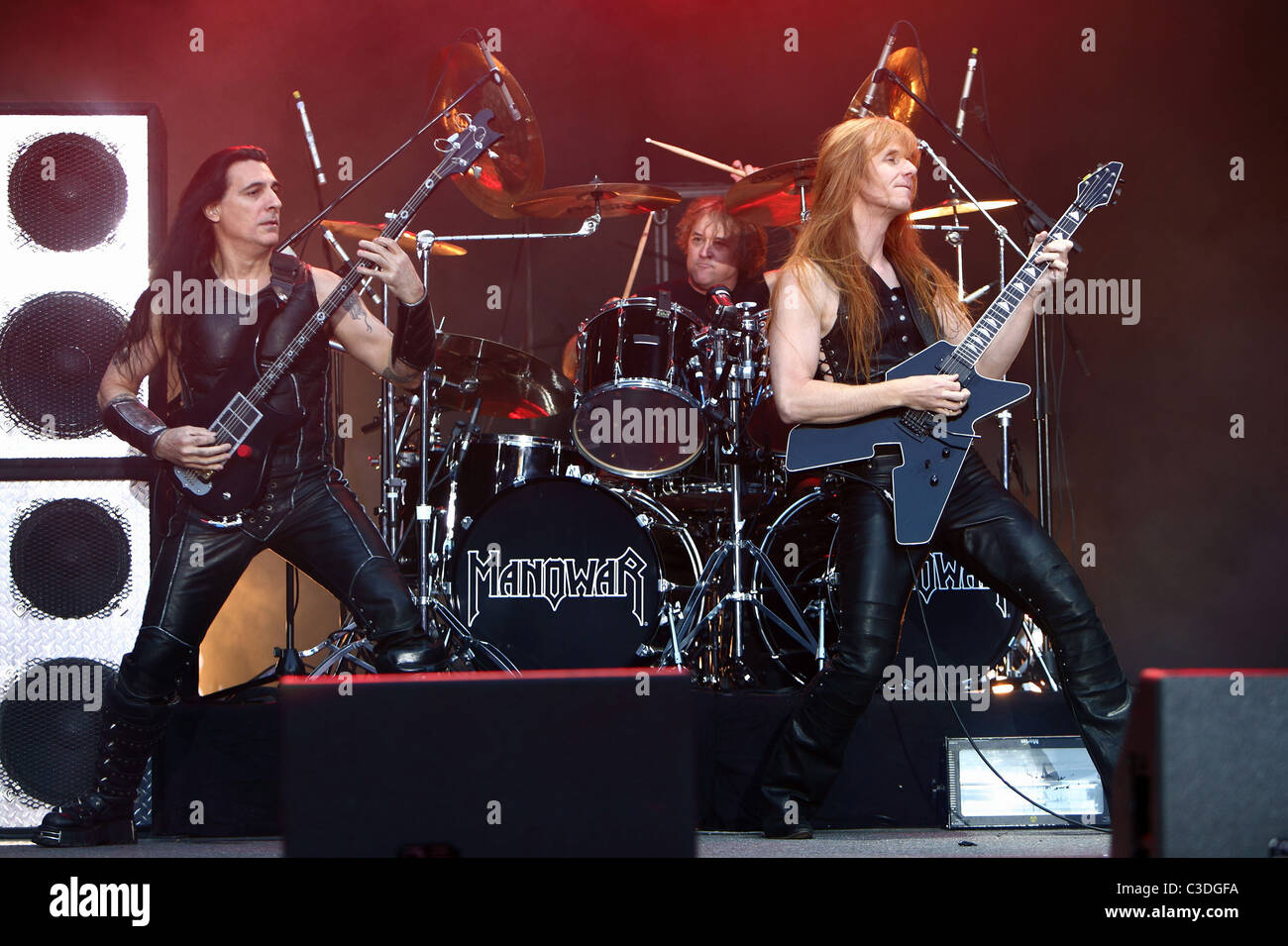American heavy metal band Manowar performing live in Moscow Russia - 24 ...