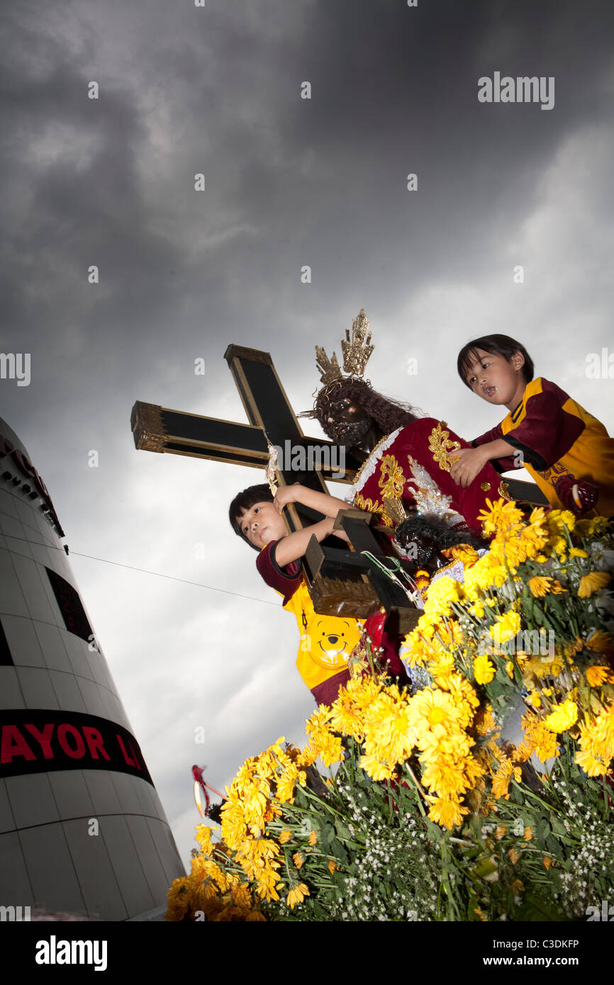 The Black Nazarene annual catholic festival Manilla, Philippines Stock ...