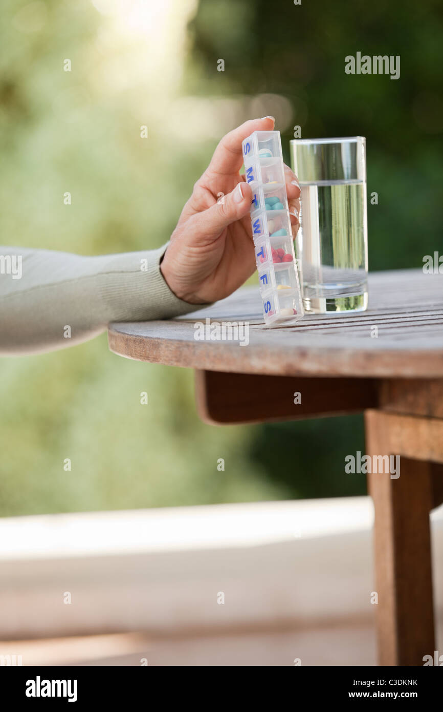 Weekly box hi-res stock photography and images - Alamy