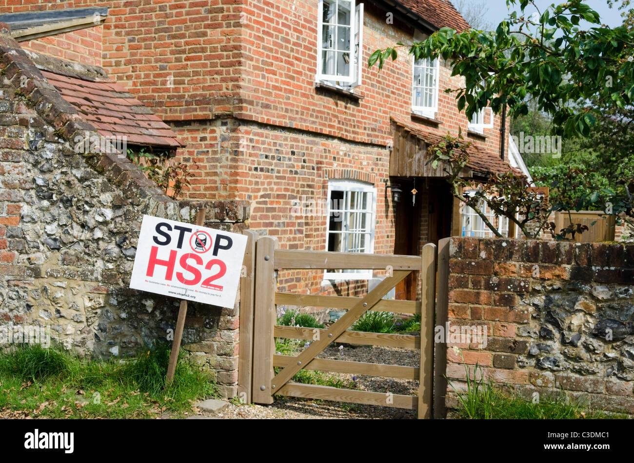 Opponents of the proposed HS2 high speed rail project show their ...
