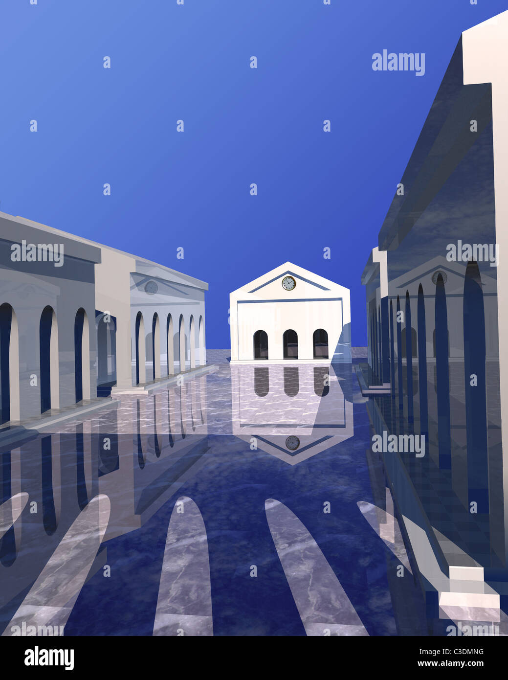 ACADEMIC BUILDINGS UNIVERSITY LEARNING ACADEMIA Stock Photo - Alamy