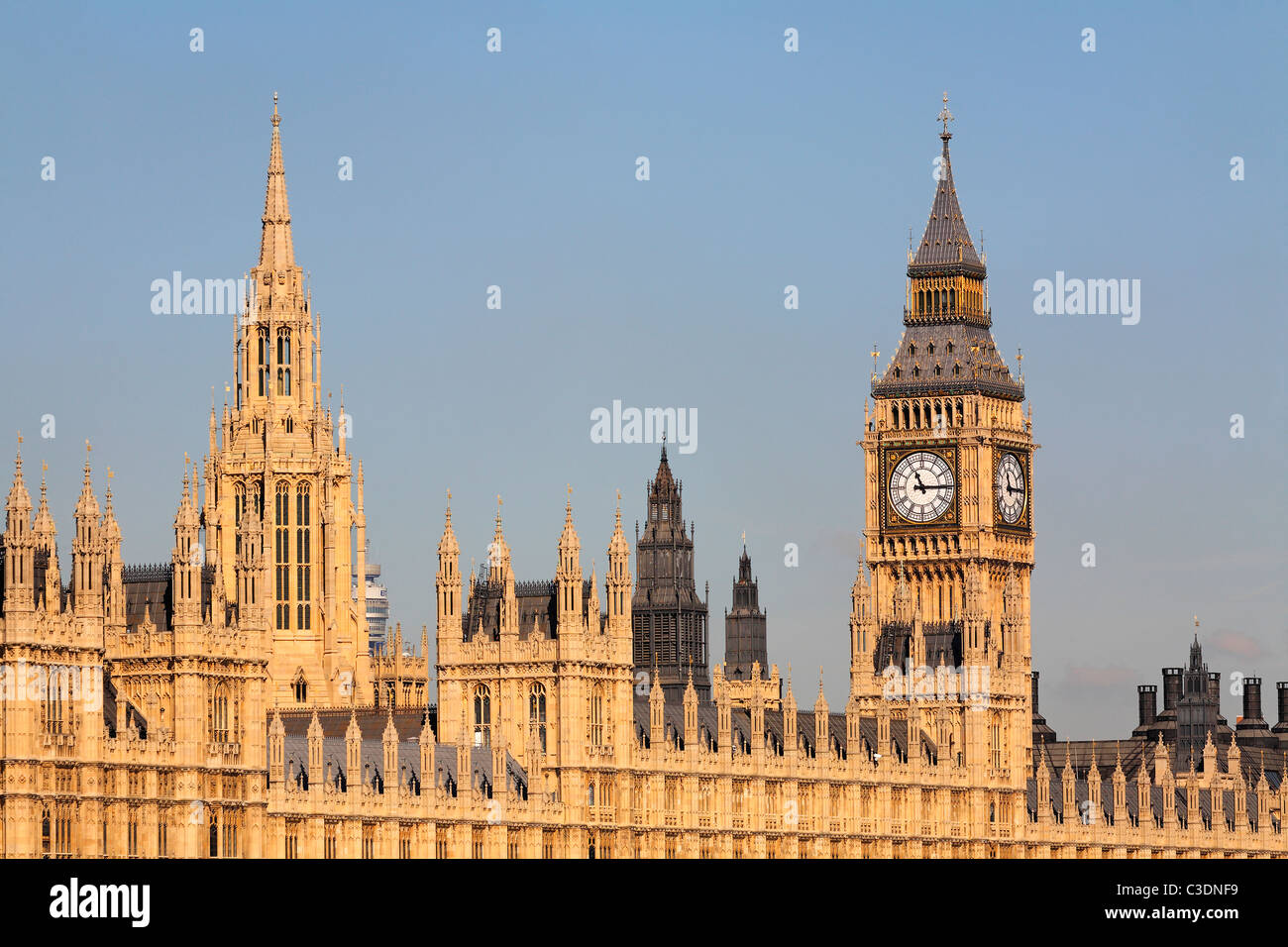 Big Ben and the Houses of Parliament, Westminster, London, UK Stock ...