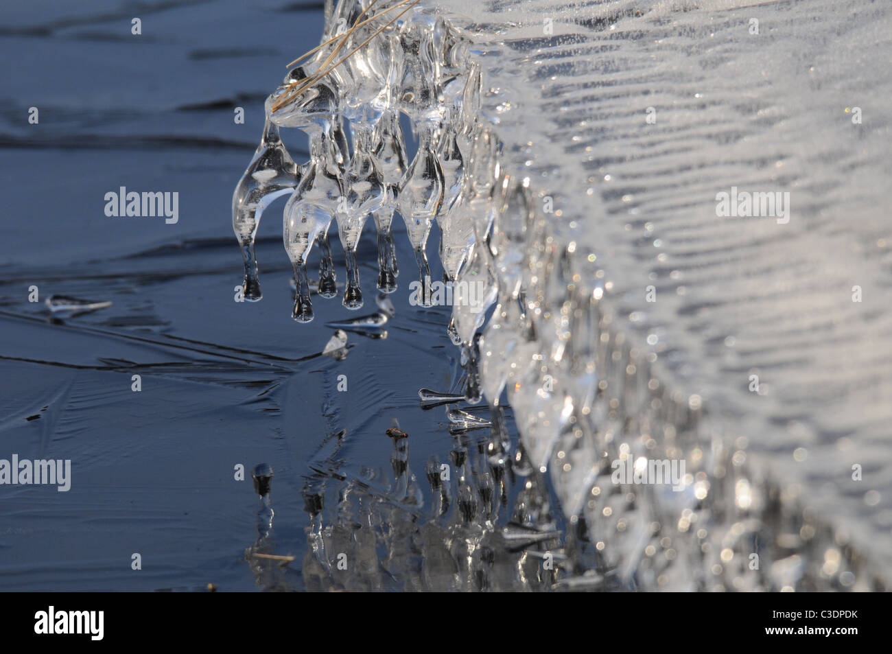 natural ice formations, H2O in solid form Stock Photo - Alamy