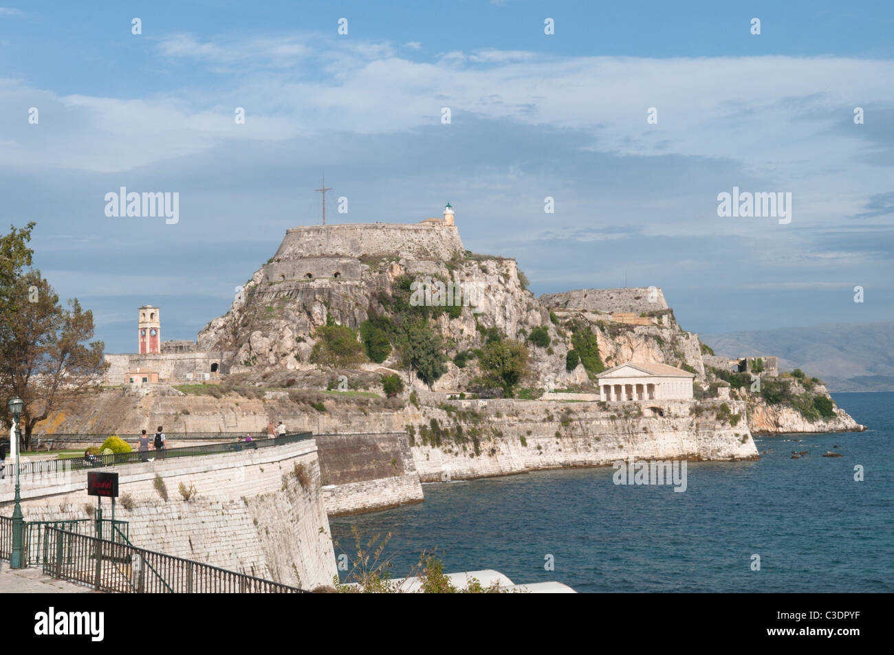Corfu, Greece. October. The Old Fort. Corfu Town Stock Photo - Alamy