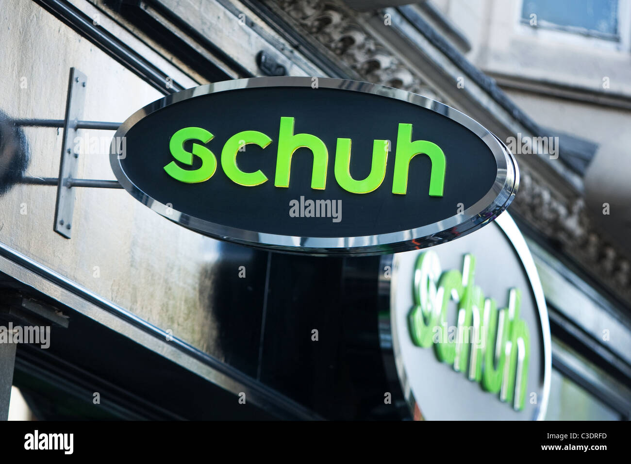 Schuh shoe shop sign Stock Photo - Alamy