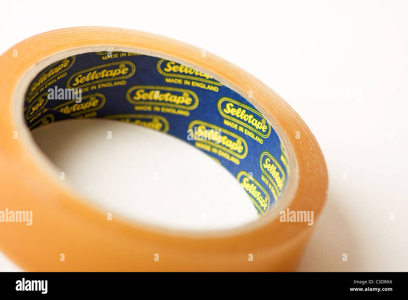 Roll of Sellotape stationery Stock Photo - Alamy