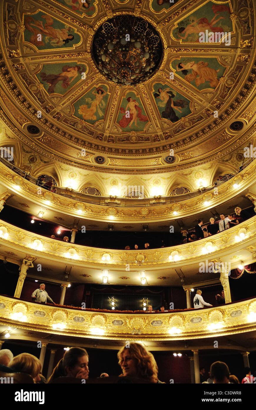 Ceiling opera house lviv ukraine hi-res stock photography and images ...